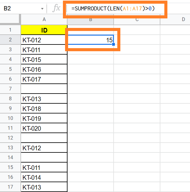 How To Count Cells If Not Blank In Google Sheets Google Sheets Tips