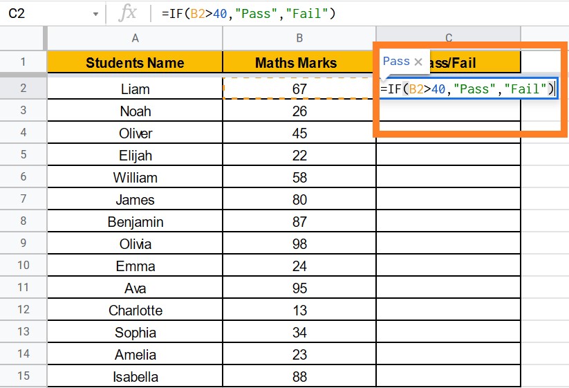 Using IF Function In Google Sheets IF Statement Formula Examples