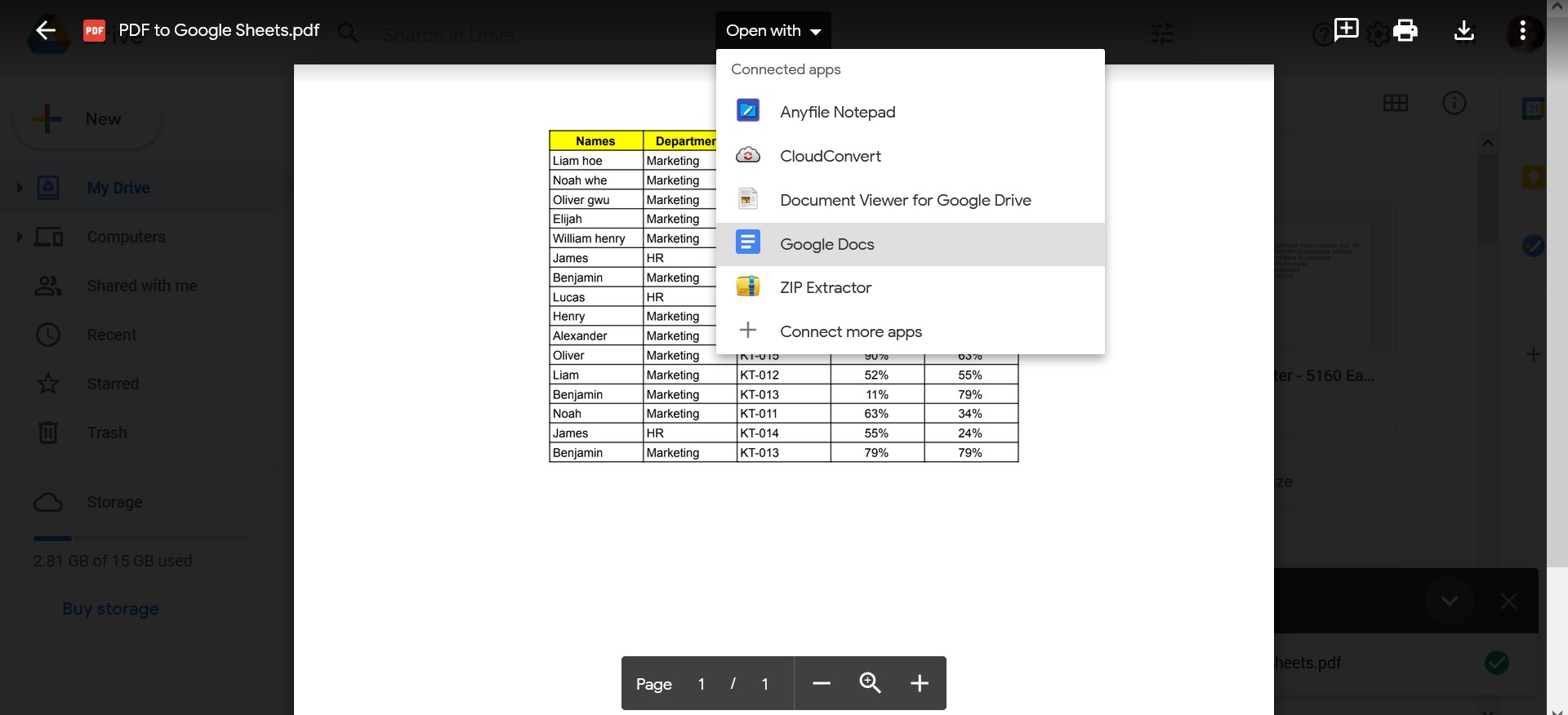How To Convert PDF To Google Sheets Free Online Conversion Google Sheets Tips