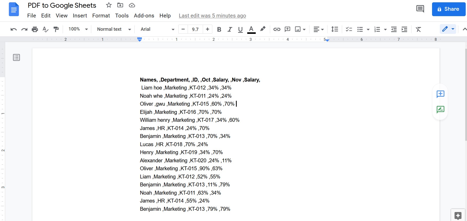 How To Convert PDF To Google Sheets Free Online Conversion Google