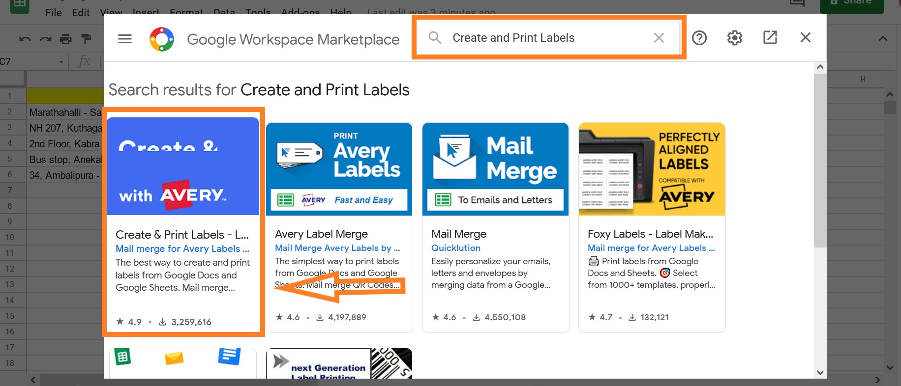 How To Print Labels From Google Sheets Print Addresses On Envelopes In G Sheet Google Sheets Tips