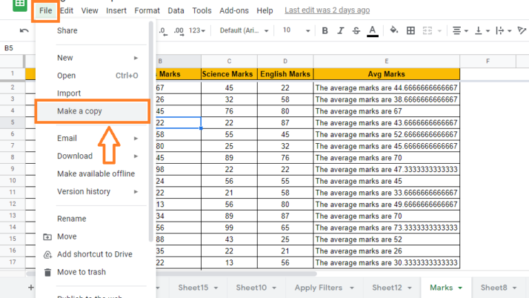 How To Copy A Sheet From One Google Sheets To Another 4 Methods Google Sheets Tips