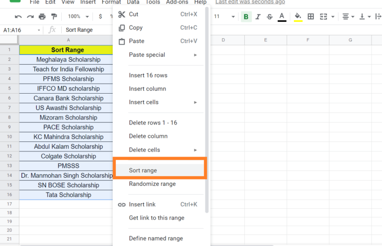 How To Sort Data In Google Sheets Built in Function Keyboard 