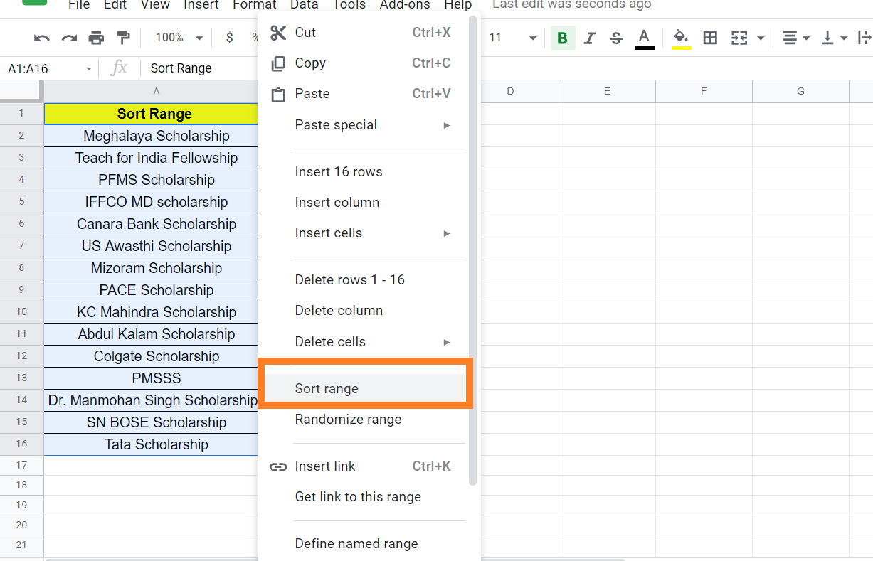  How To Sort Data In Google Sheets Built in Function Keyboard 