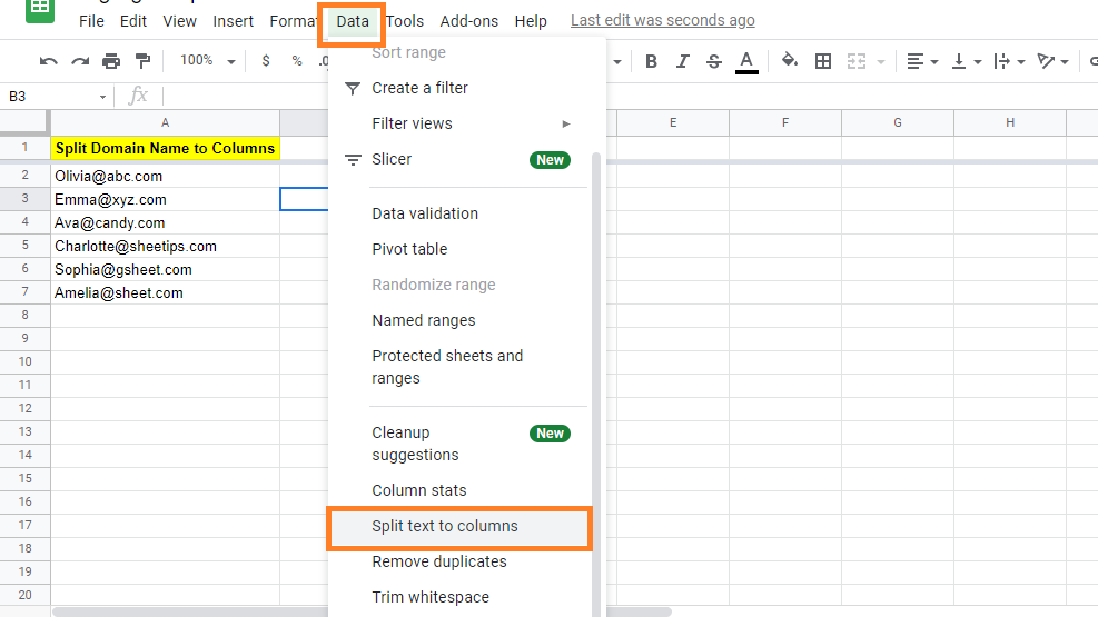 How To Split Text To Columns In Google Sheets Split Cell Horizontally 