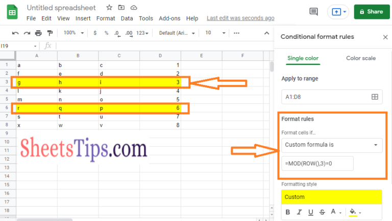 How To Add ColourFul Stripes In Google Sheets Cell Shading In Google how-to-add-colourful-stripes-in-google-sheets-cell-shading-in-google