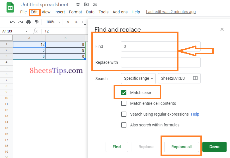 How To Remove Zero Value From Google Spreadsheet 3 Easy Methods