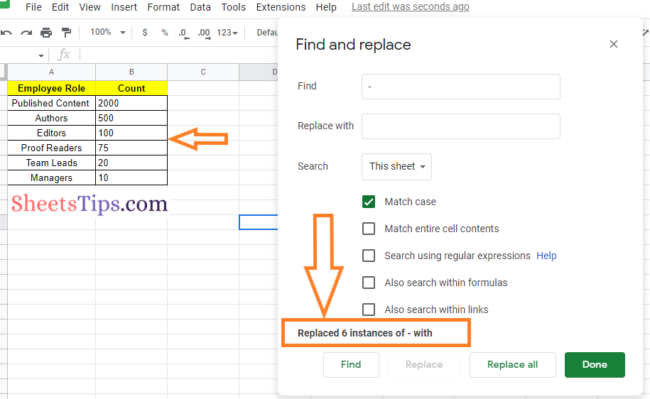 How To Convert Number Signs In Google Sheets Negative To Positive 