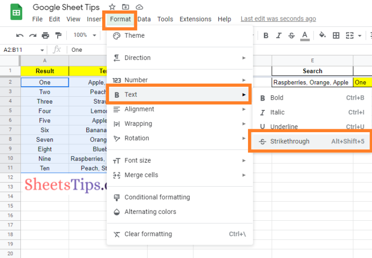 how-to-add-underline-format-in-google-sheets-underline-cells-rows-text-in-spreadsheet