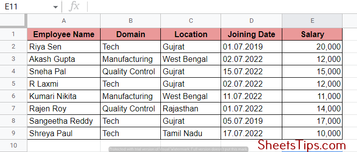 How To Use SUMIFS Function in Google Sheets with Example? – Google ...